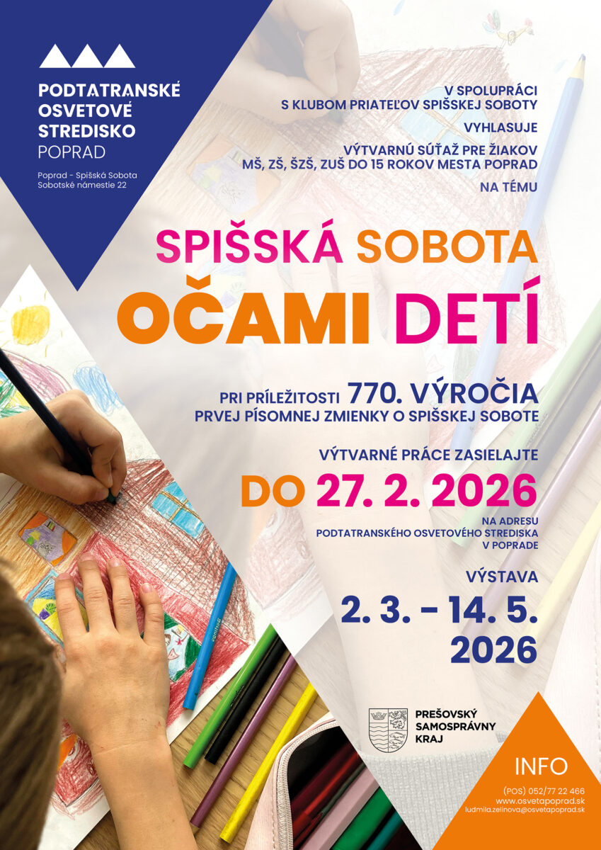 SPIŠSKÁ SOBOTA OČAMI DETÍ | VisitPoprad.sk